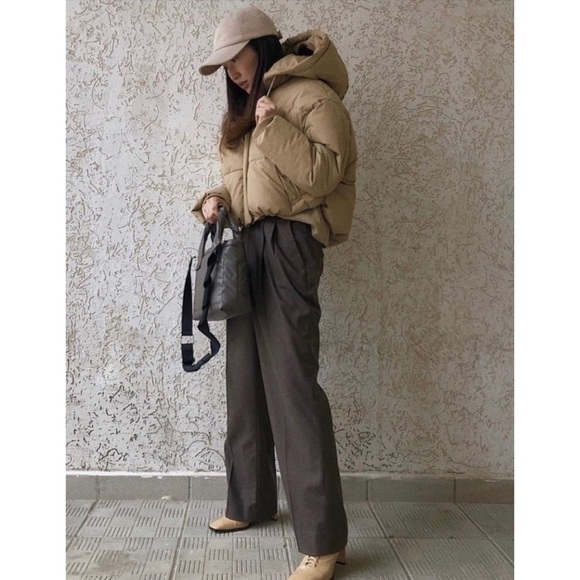 Zara | Pants & Jumpsuits | Zara Cropped Dad Pants | Poshmark